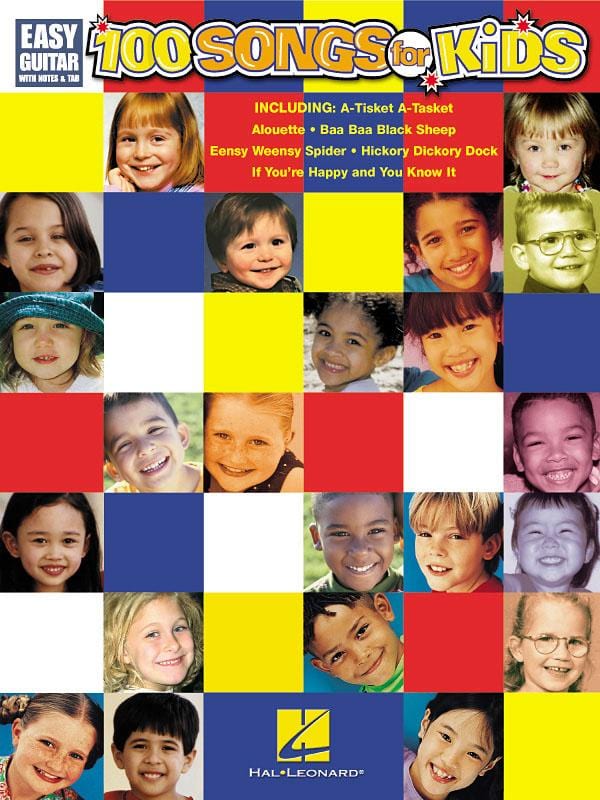 100 Songs for Kids Easy Guitar with Notes & Tab 吉他