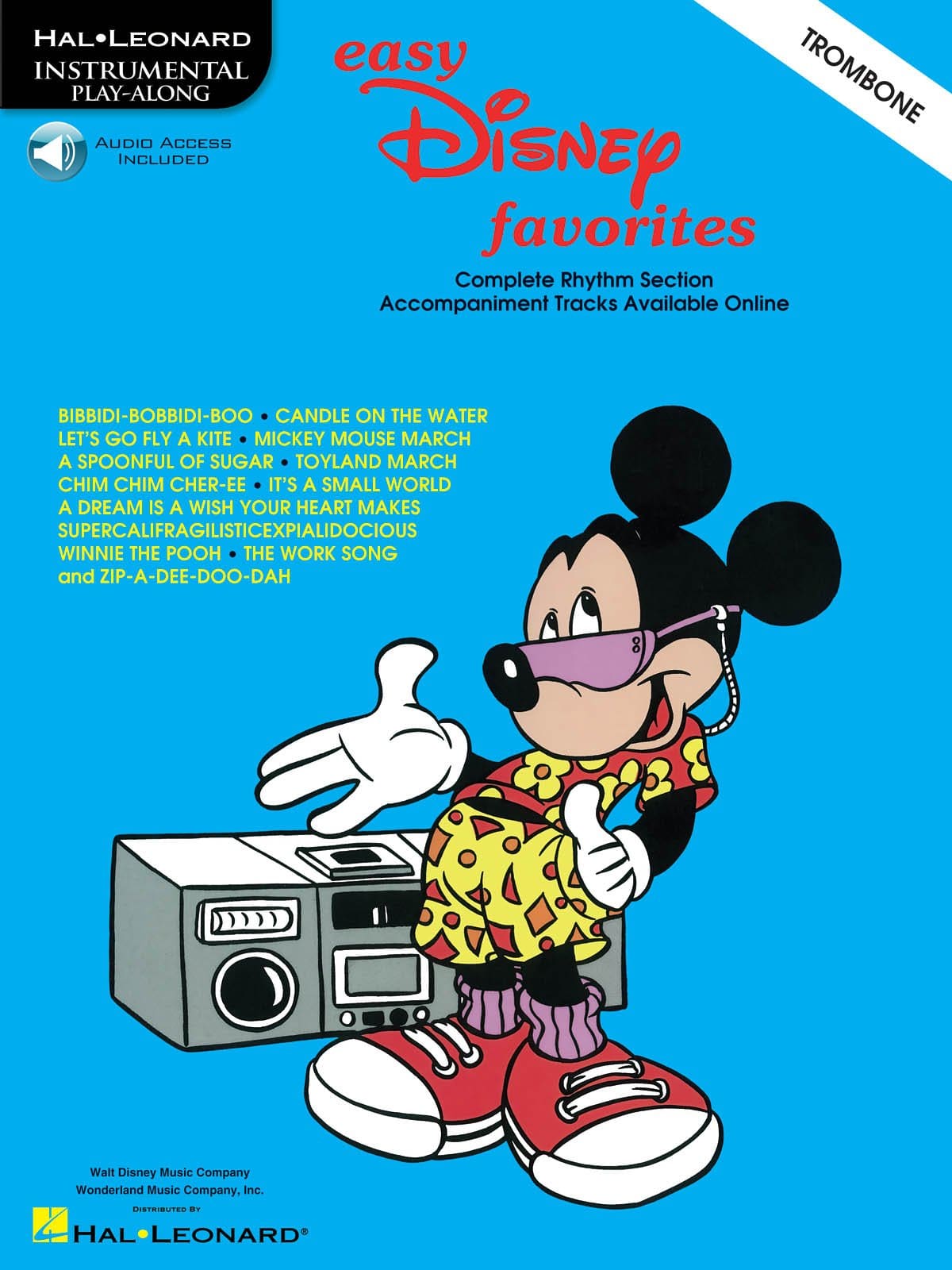 Easy Disney Favorites Trombone Play-Along Pack 長號